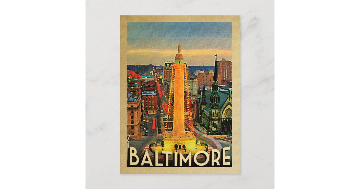 Baltimore Postcard | Zazzle