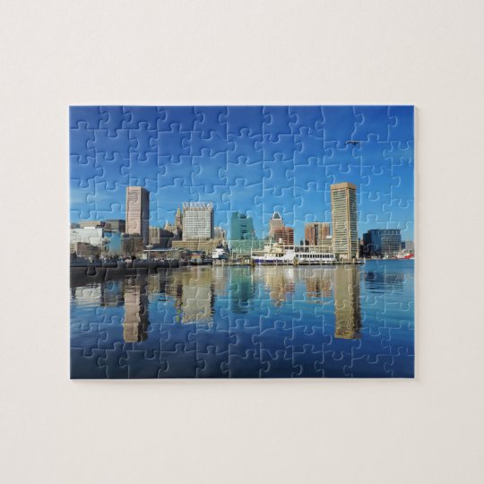 Baltimore Skyline Jigsaw Puzzle | Zazzle.com
