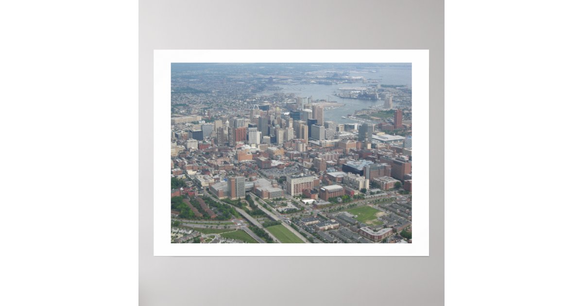 Baltimore Skyline Poster | Zazzle