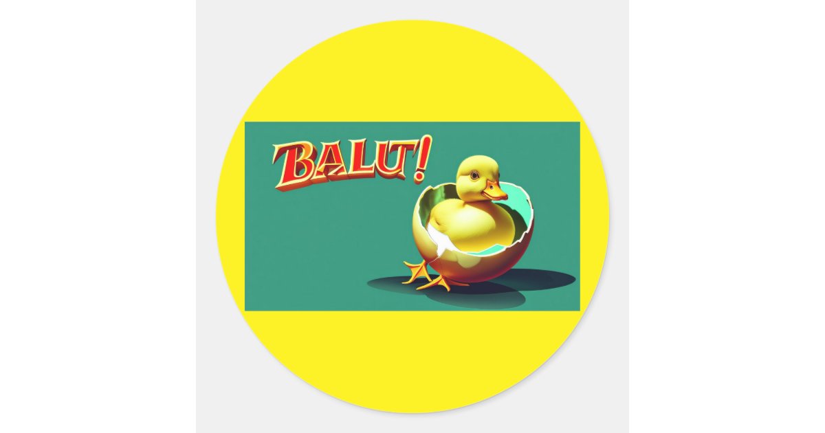 Balut! A Philippine Delicacy Classic Round Sticker | Zazzle