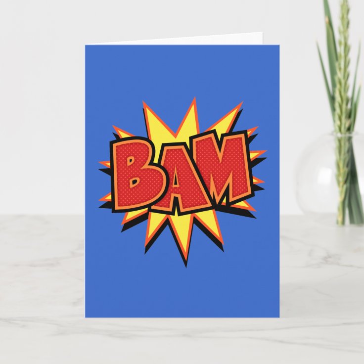 Bam-3 Card | Zazzle