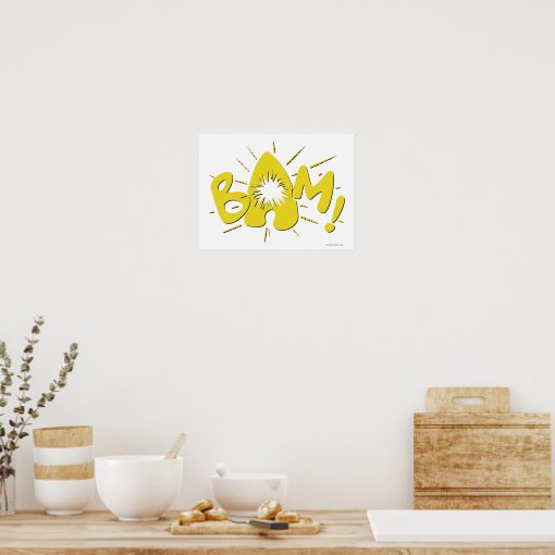 BAM! POSTER | Zazzle