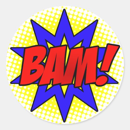 BAM! Sticker Sheet | Zazzle.com