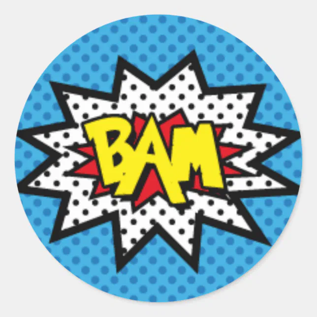 BAM! Stickers | Zazzle