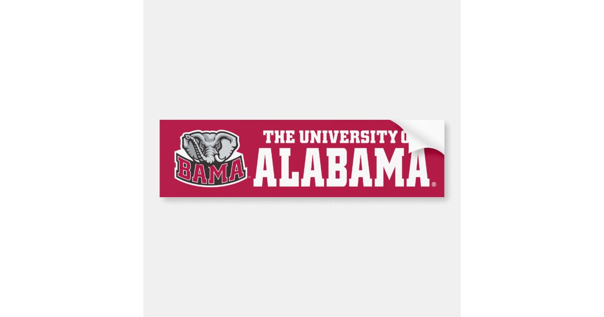 Bama with Big Al Bumper Sticker | Zazzle