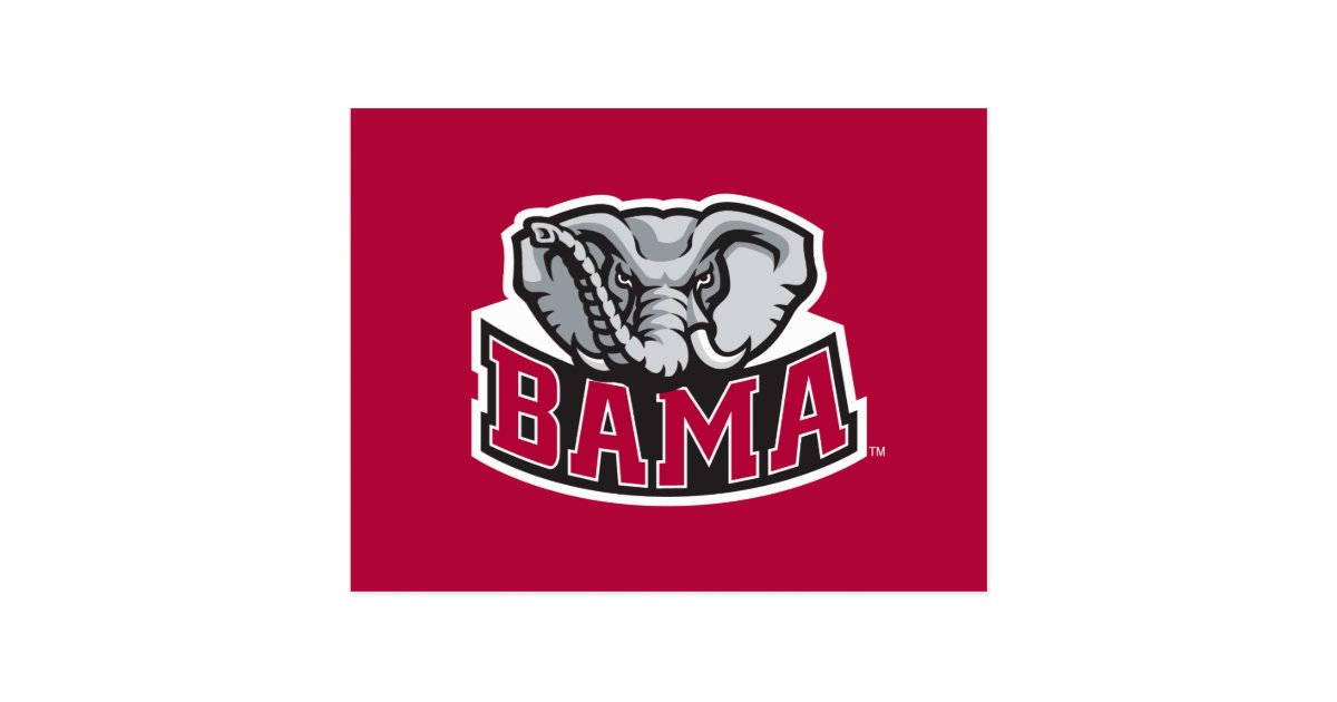 Bama with Big Al Postcard | Zazzle.com