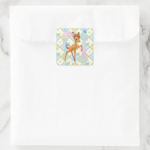 Bambi Square Sticker | Zazzle