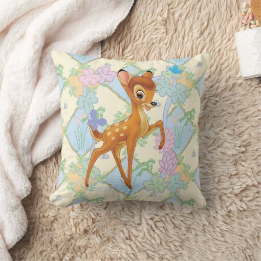 Bambi Throw Pillow | Zazzle
