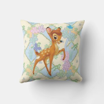 Bambi Throw Pillow | Zazzle