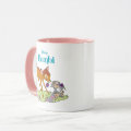 Bambi & Thumper Eating Clover Blossoms Mug | Zazzle