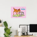 Bambi & Thumper Eating Clover Blossoms Poster | Zazzle