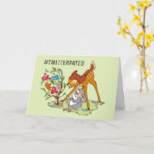 Bambi & Thumper Laughing At Birds Card | Zazzle