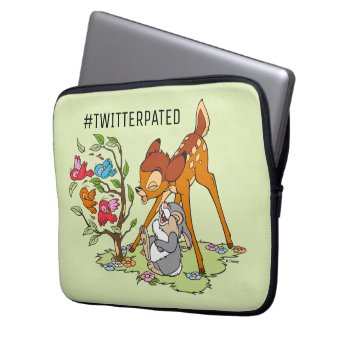 Bambi & Thumper Laughing At Birds Laptop Sleeve | Zazzle