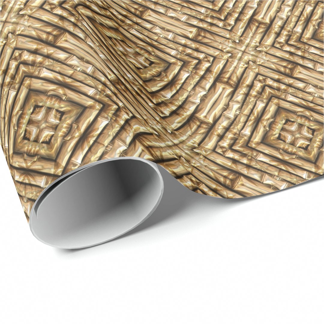 Bamboo Art 1 Wrapping Paper | Zazzle