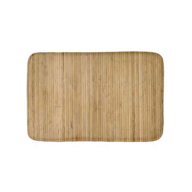 Bamboo bath bath mat | Zazzle