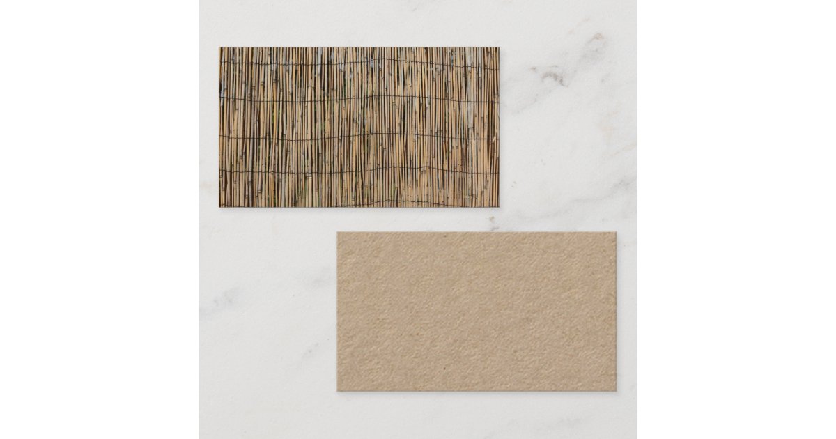 Bamboo Business Card | Zazzle