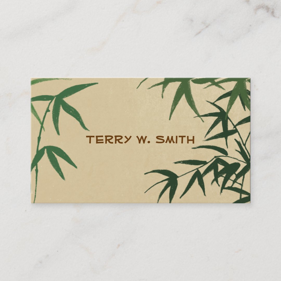 Bamboo Business Cards | Zazzle