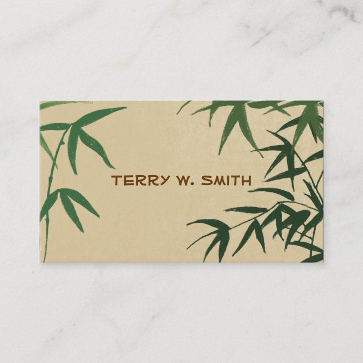 Bamboo Business Cards | Zazzle