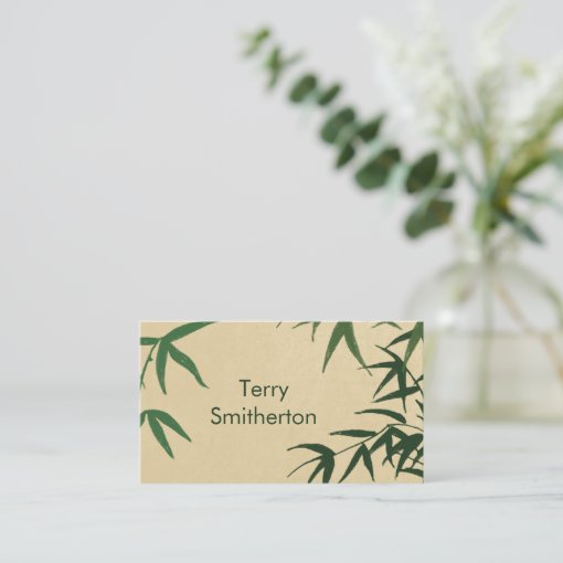 Bamboo Business Cards | Zazzle