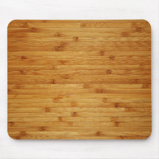Bamboo Butcher Block Mouse Pad | Zazzle