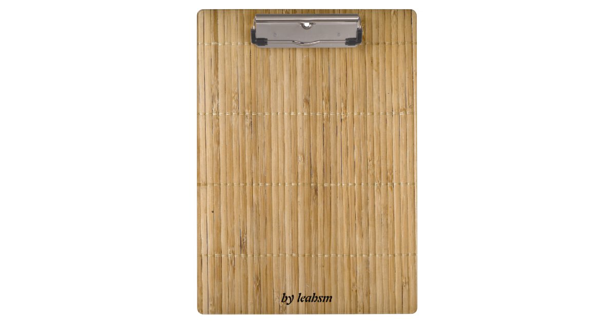 Bamboo Clipboard | Zazzle