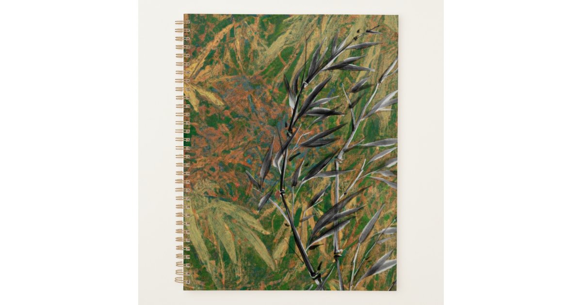 Bamboo forest planner | Zazzle
