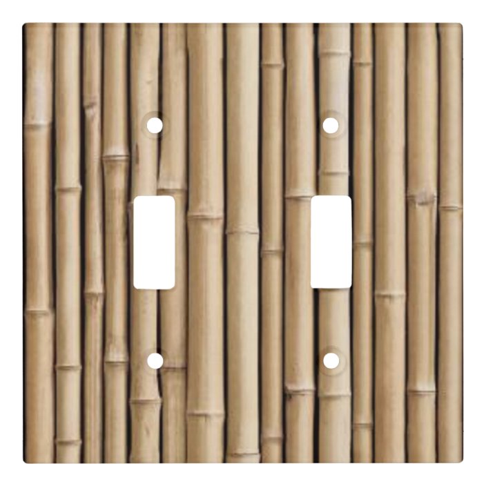 Bamboo Light Switch Cover | Zazzle