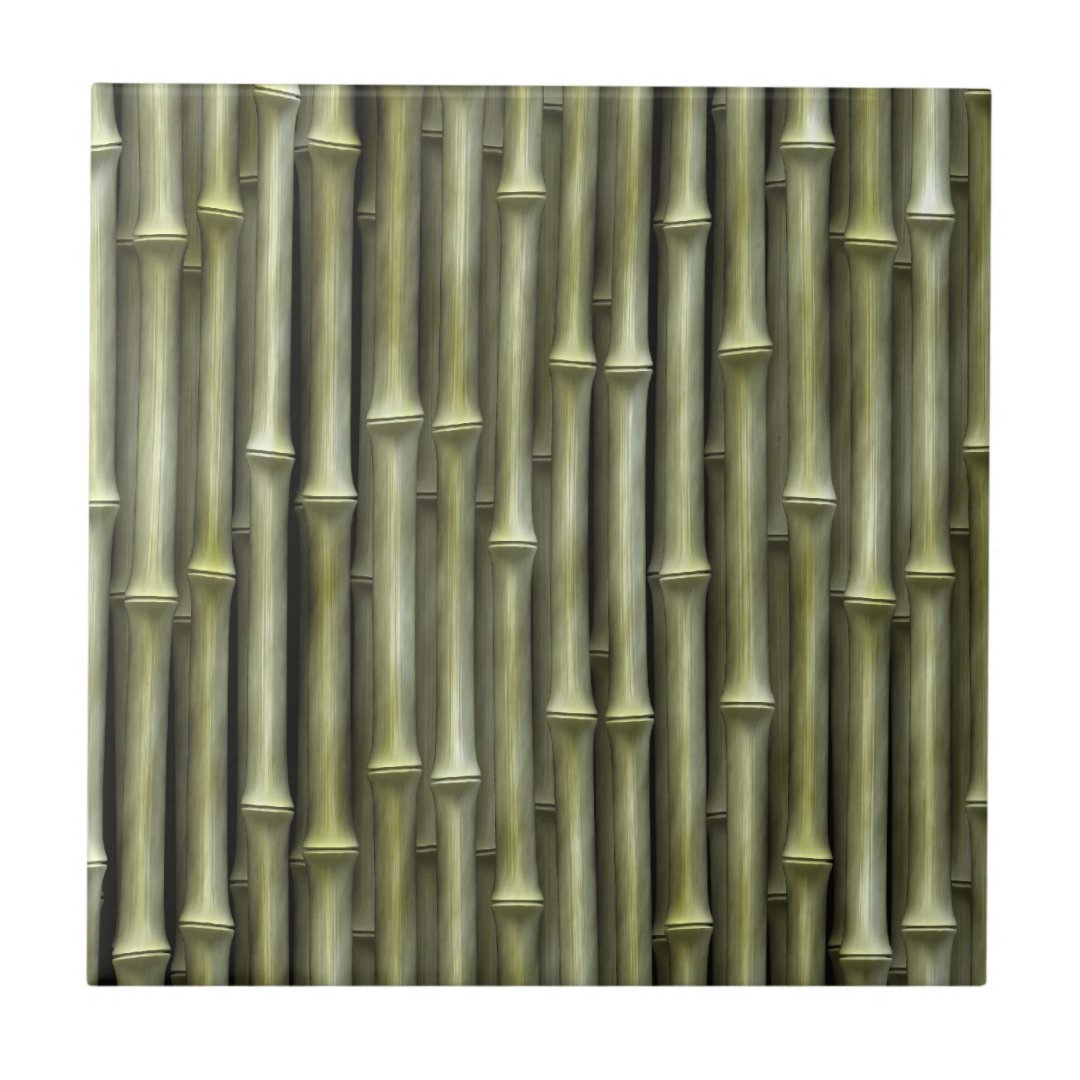 Bamboo Poles Texture Tile | Zazzle