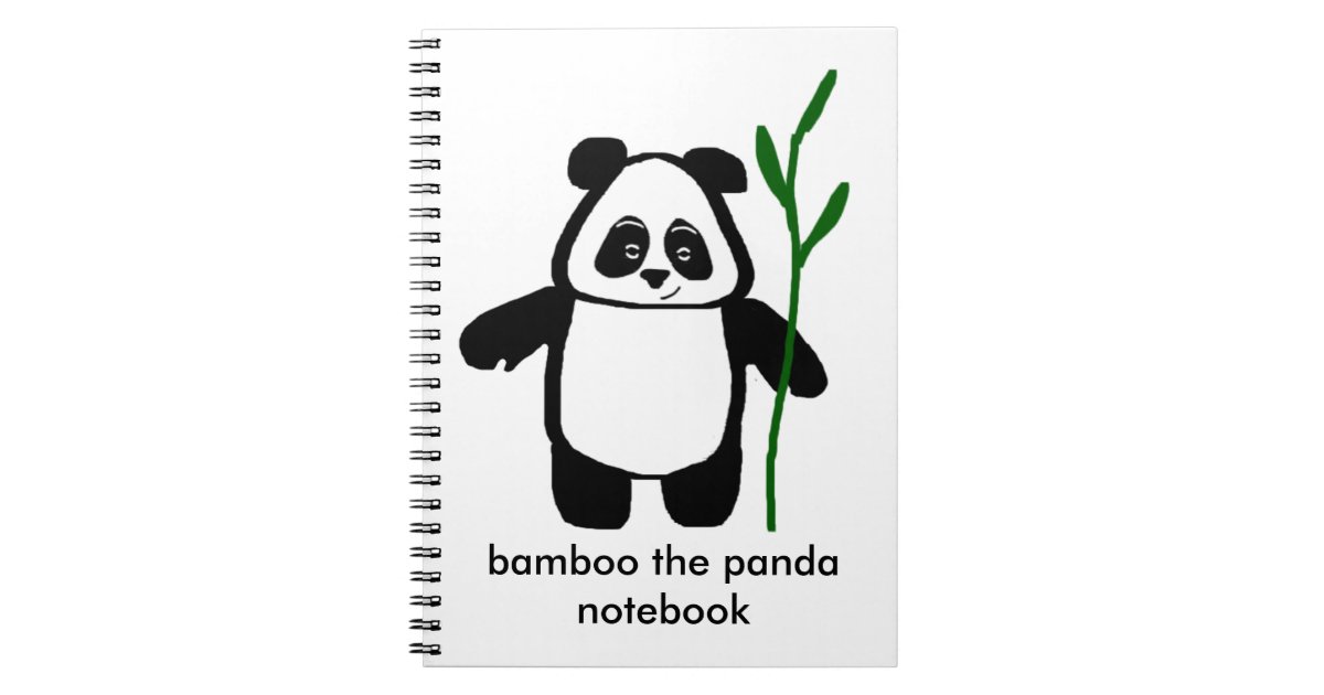Bamboo the Panda Notebook | Zazzle