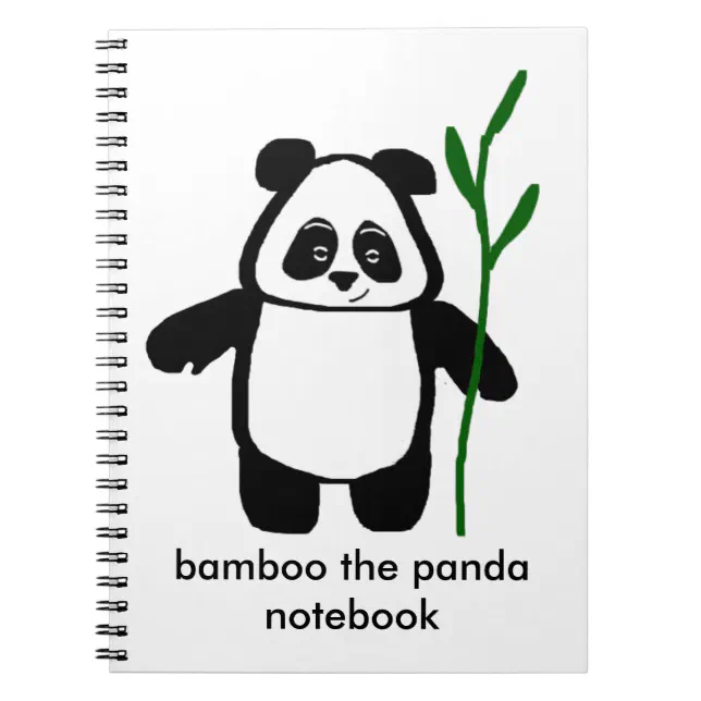 Bamboo the Panda Notebook | Zazzle
