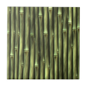 Bamboo Decorative Ceramic Tiles | Zazzle