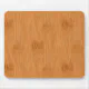 Bamboo Toast Wood Grain Look Mouse Pad | Zazzle