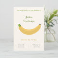 Banana Birthday Invitation | Zazzle