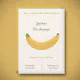Banana Birthday Invitation | Zazzle
