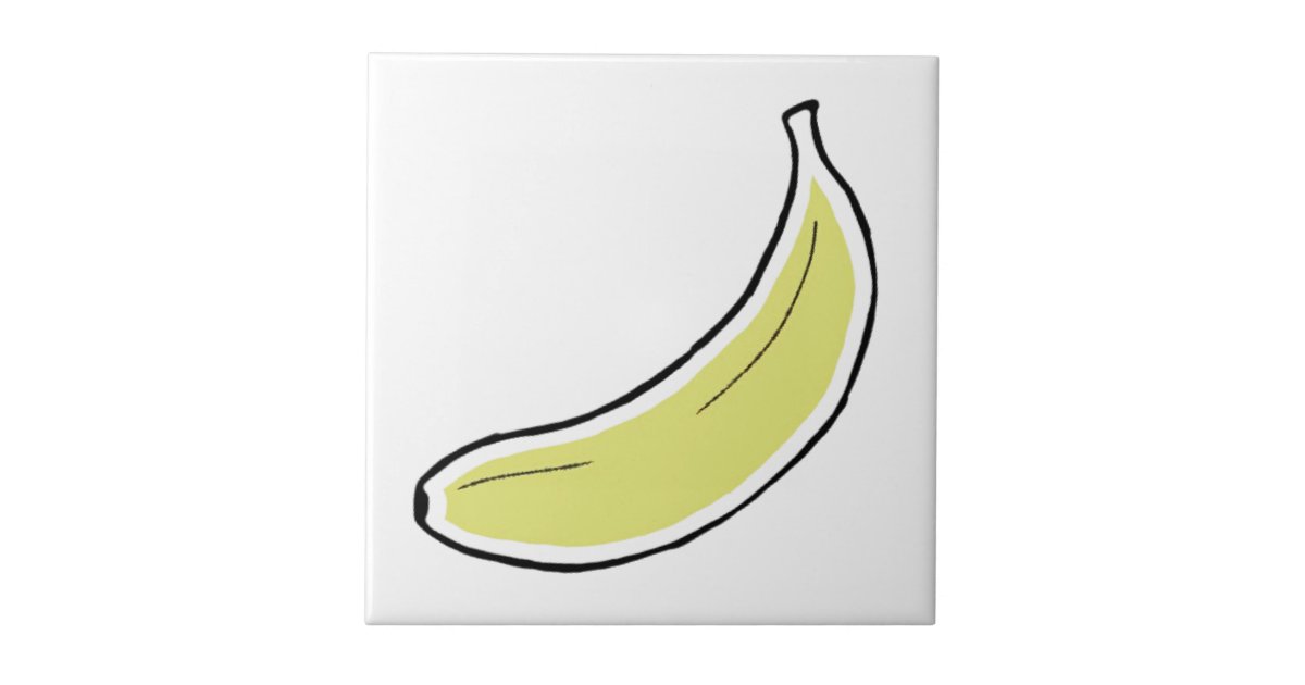 Banana Ceramic Tile | Zazzle