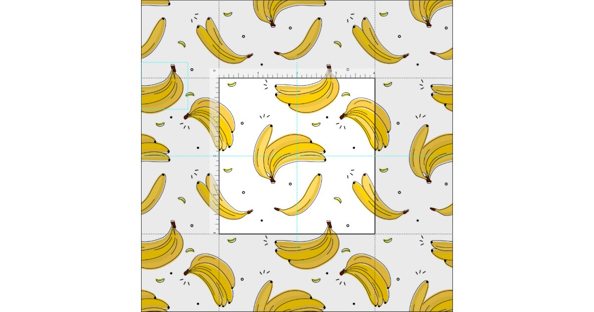 Banana pattern fabric | Zazzle