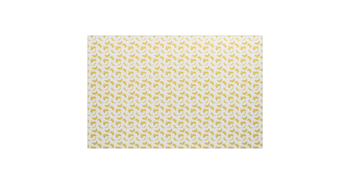 Banana pattern fabric | Zazzle