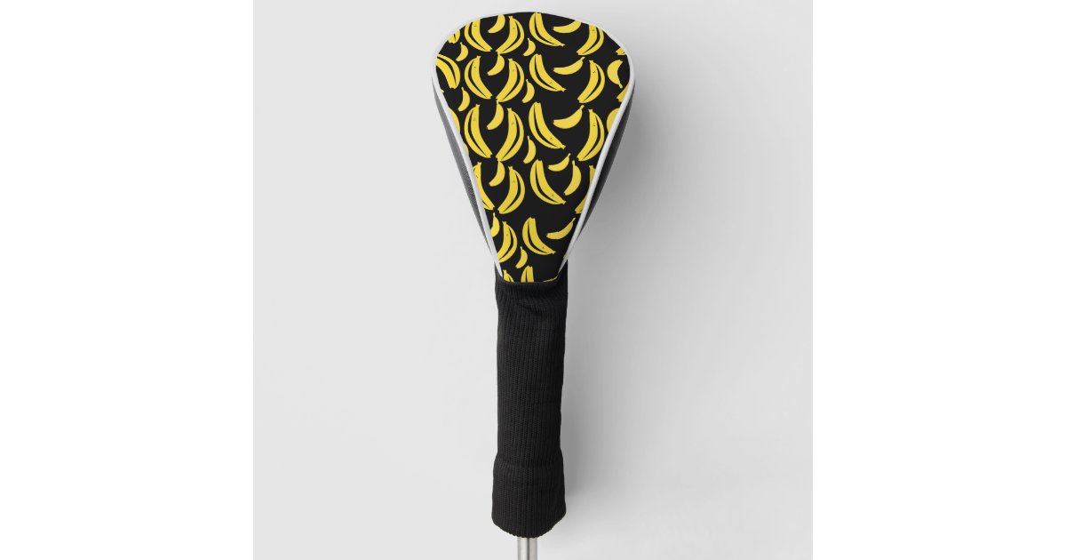 Banana Pattern Golf Head Cover | Zazzle