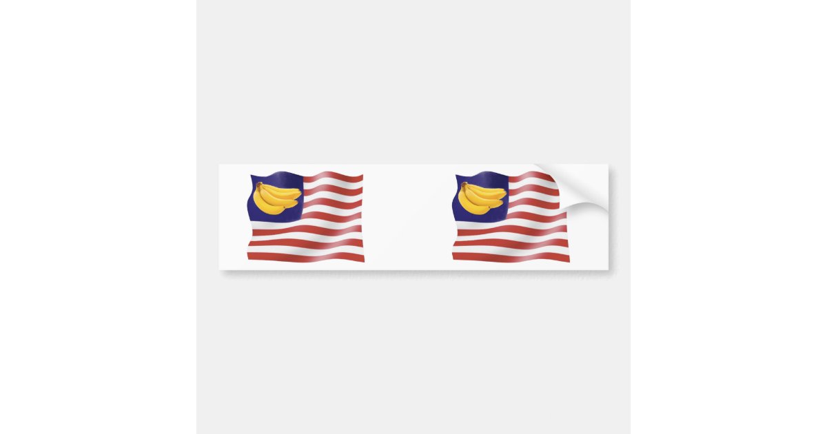 Banana Republic Bumper Sticker | Zazzle
