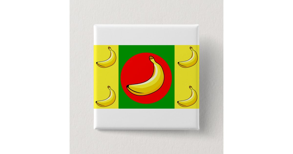 Banana Republic Flag Pinback Button | Zazzle