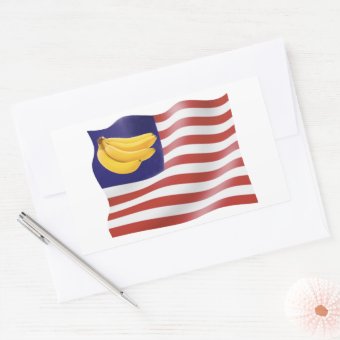 Banana Republic Rectangular Sticker | Zazzle