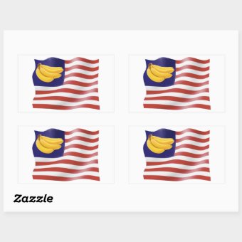 Banana Republic Rectangular Sticker | Zazzle