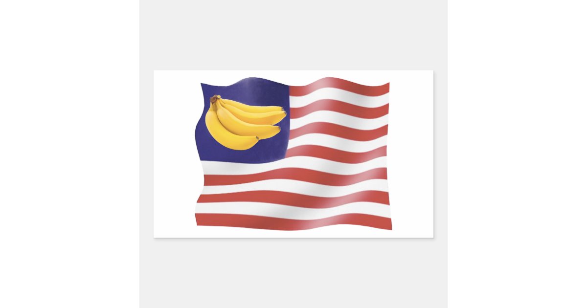 Banana Republic Rectangular Sticker | Zazzle