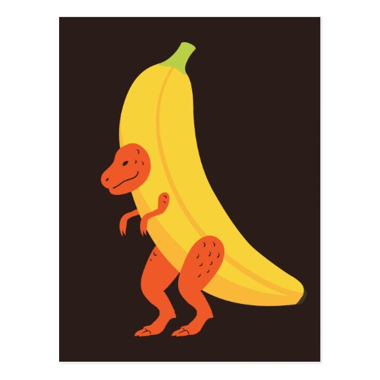 Banana T Rex Postcard | Zazzle.com