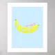 Banana Word in Japanese, Kanji, Hiragana Word Art Poster | Zazzle