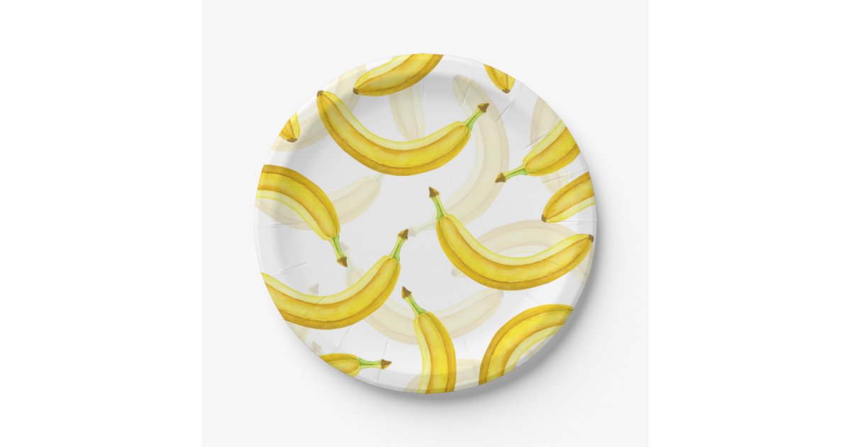 Bananas Paper Plates | Zazzle