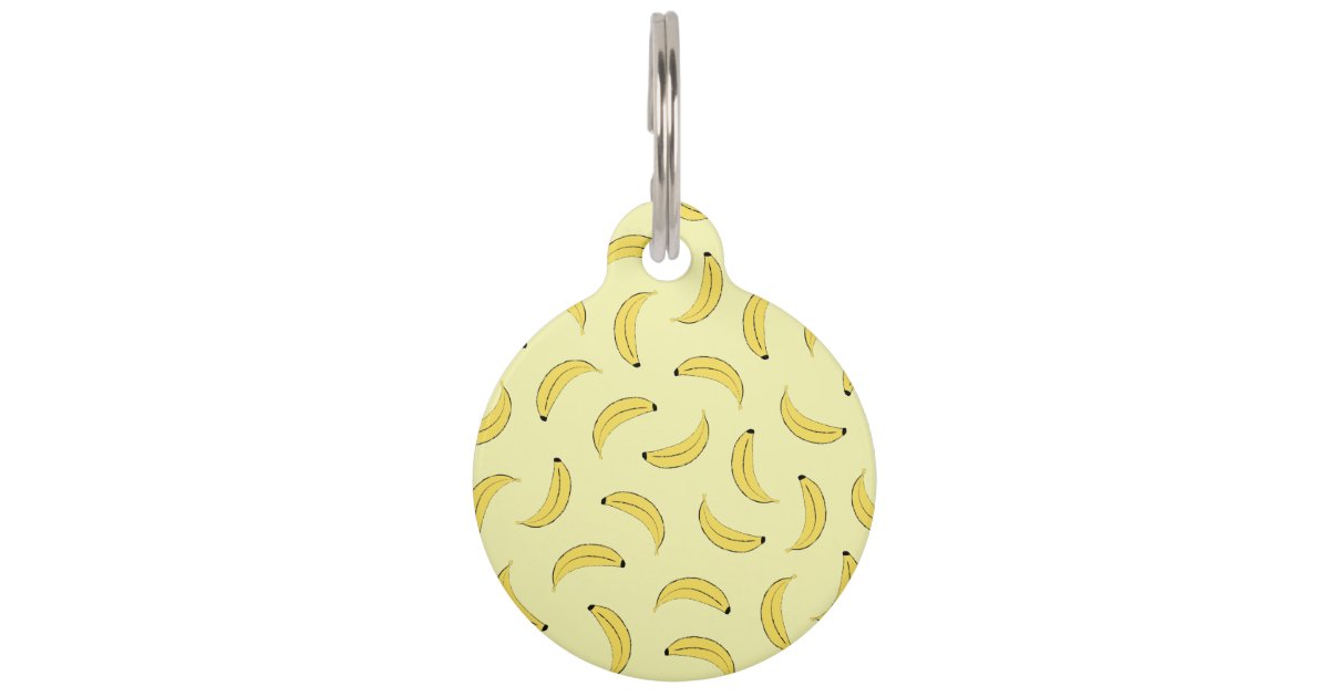 Bananas Pet Name Tag | Zazzle