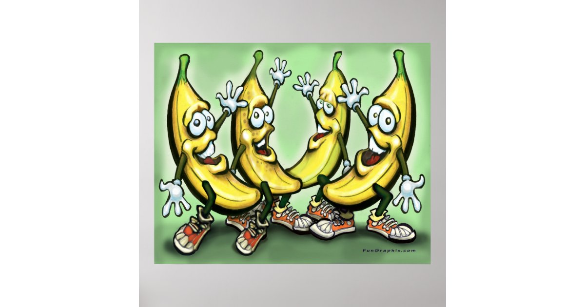 Bananas Poster | Zazzle