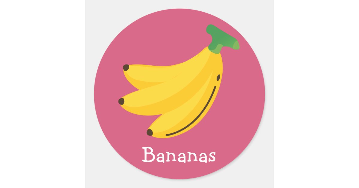 Bananas Sticker | Zazzle