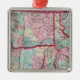 Bancroft's Map Of Oregon, Washington, Idaho Metal Ornament | Zazzle